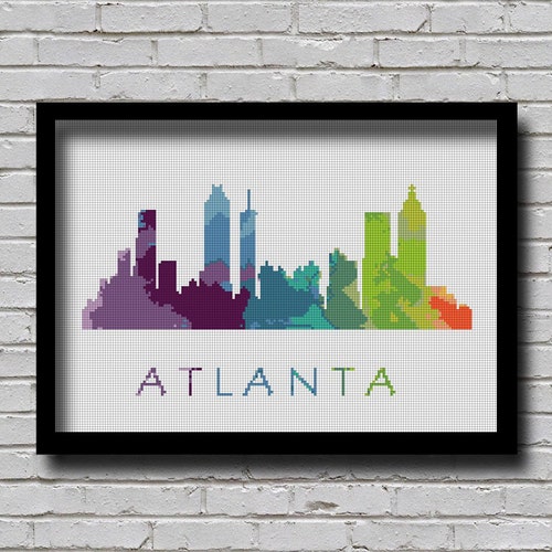 HOME is Where We Park It Modern Cross Stitch Pattern Nature | Etsy