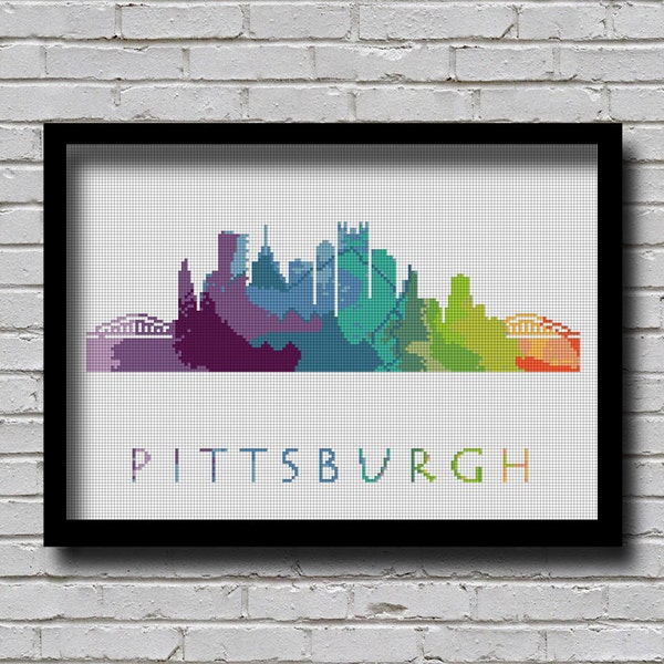 Pittsburgh Embroidery Cross Stitch Kit - Etsy