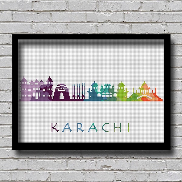 Karachi Skyline - Etsy