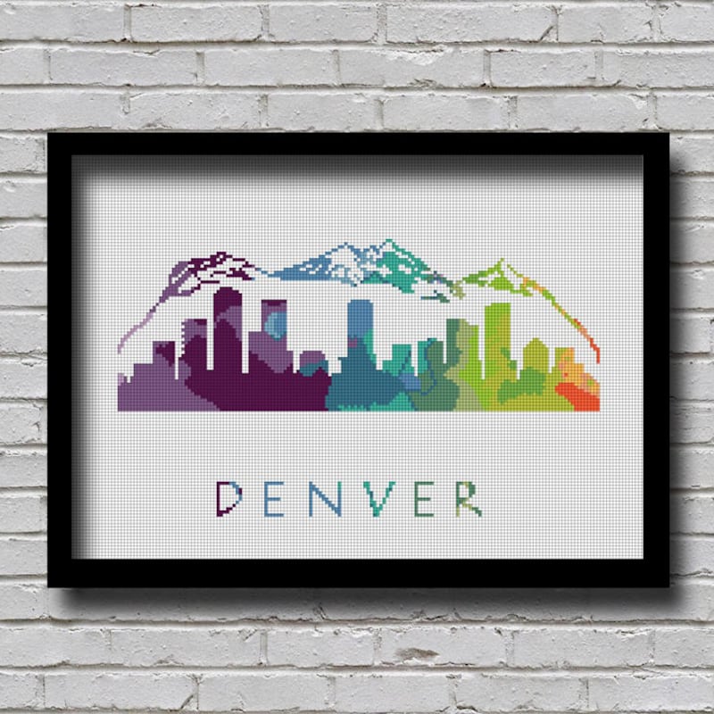 Denver Cross Stitch - Etsy