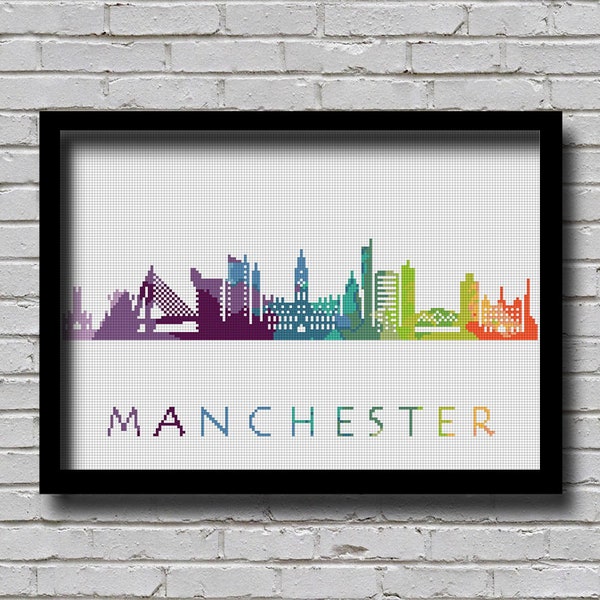 Manchester United Cross Stitch - Etsy Canada