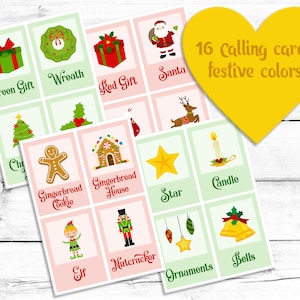 CHRISTMAS Bingo! - 20 Players - Printable Pdfs - INSTANT DOWNLOAD ...