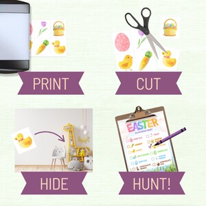 Printable Easter Scavenger Hunt Game - Fun Easter Activity for Kids ...