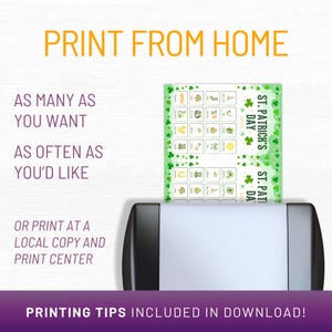 St Patrick's Day Bingo Set - 30 Bingo Cards - 4x4 Grid - Printable Pdfs ...