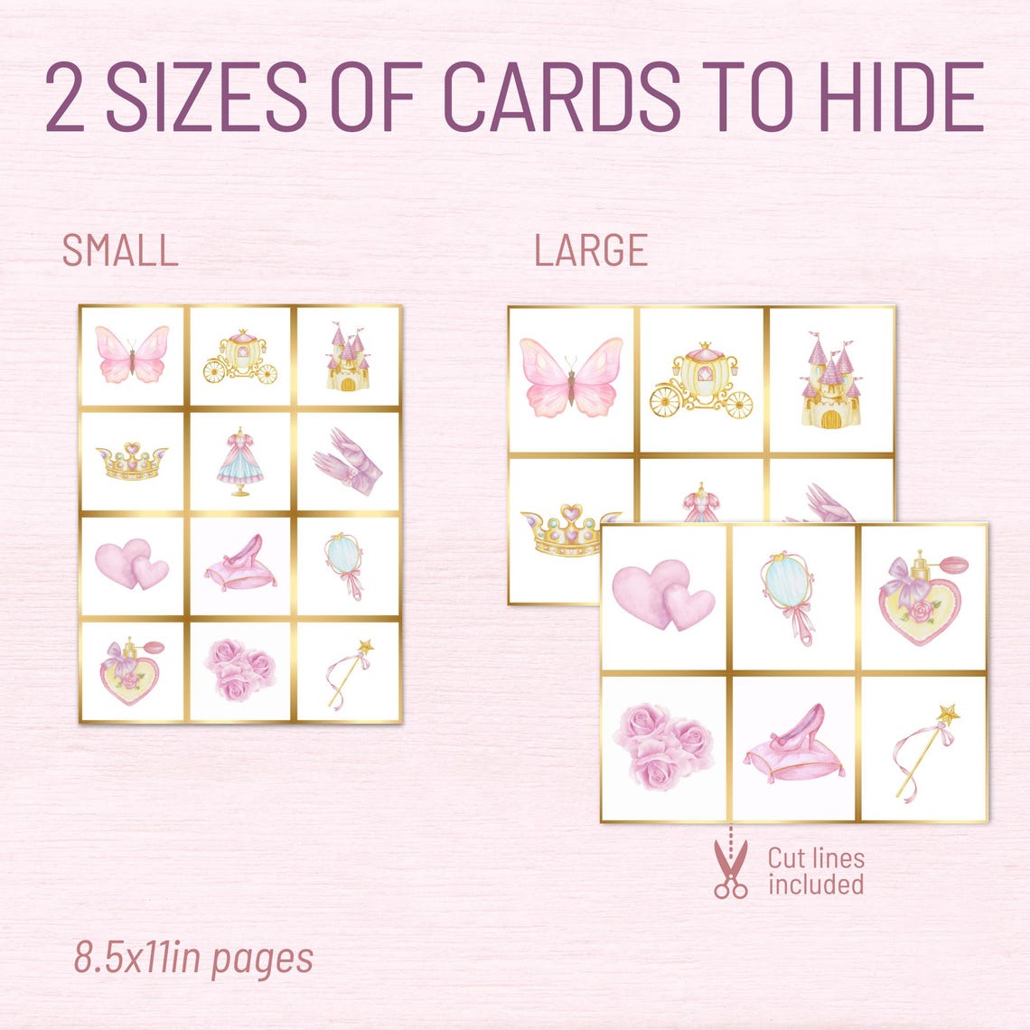 Princess Scavenger Hunt, Printable Children's Games, Kids Indoor ...