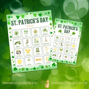 St Patrick's Day Bingo Set - 30 Bingo Cards - 4x4 Grid - Printable Pdfs ...