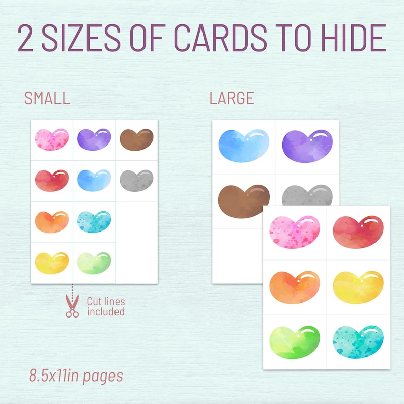 Jelly Beans Easter Scavenger Hunt, Printable Children's Games, Kids ...