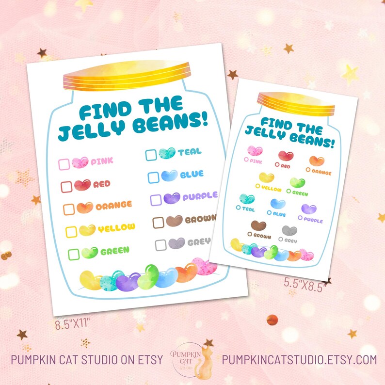 Jelly Beans Easter Scavenger Hunt, Printable Children's Games, Kids ...