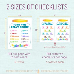 Jelly Beans Easter Scavenger Hunt, Printable Children's Games, Kids ...