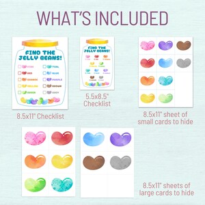 Jelly Beans Easter Scavenger Hunt, Printable Children's Games, Kids ...