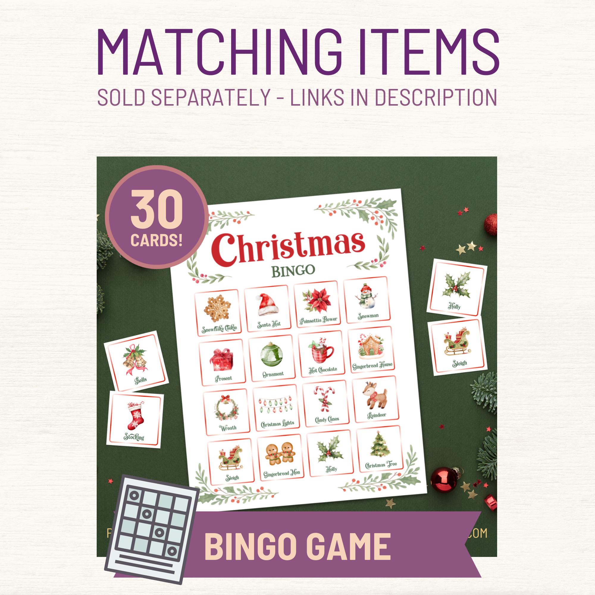 Christmas Scavenger Hunt Game – Printable Holiday Activity (instant ...