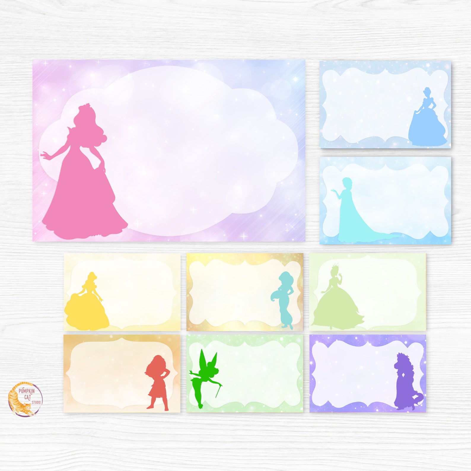 Printable Autograph Pages - INSTANT DOWNLOAD - Sparkly Princess Pack ...