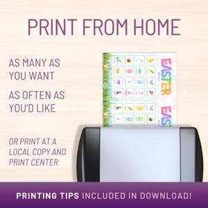 Easter Bingo Set - 30 Bingo Cards - 4x4 Grid - Printable Pdfs - Instant ...