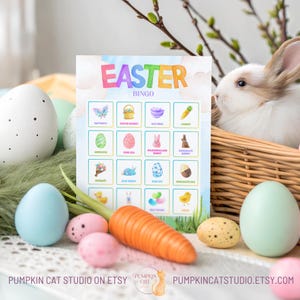 Easter Bingo Set - 30 Bingo Cards - 4x4 Grid - Printable Pdfs - Instant ...