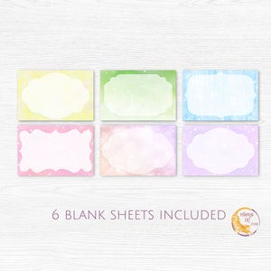 Printable Autograph Pages - INSTANT DOWNLOAD - Sparkly Princess Pack ...