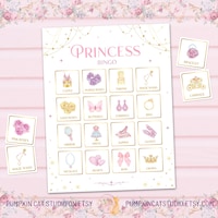 Princess Scavenger Hunt, Printable Princess Party Game, Princess ...