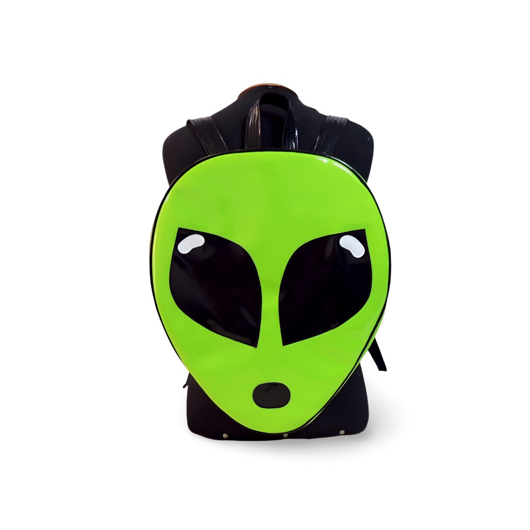 Handmade Nara Prado Neon Alien Backpack - Etsy