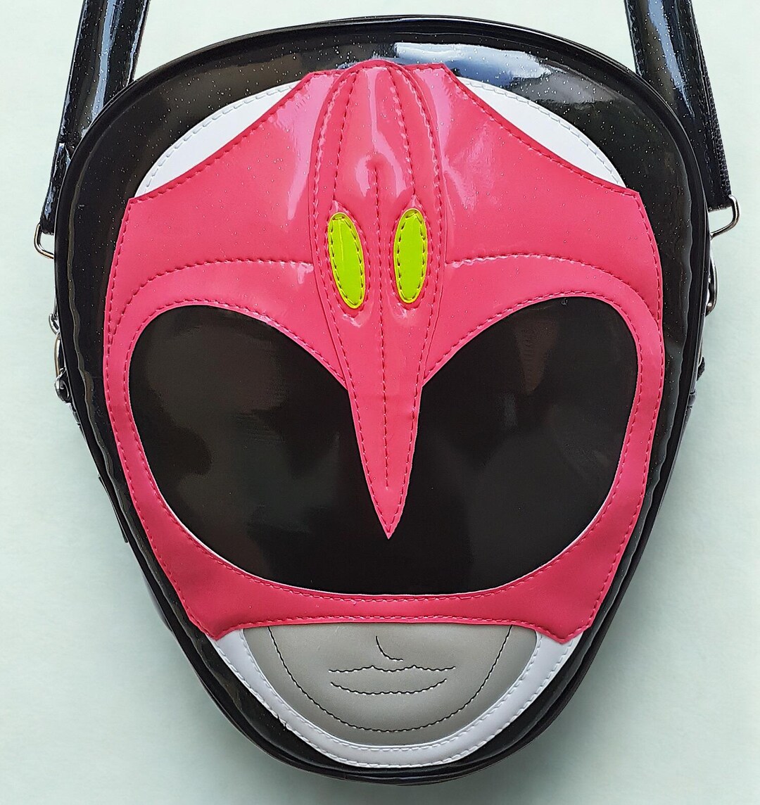 Power Rangers Mighty Morphin Handmade Nara Prado Pink Ranger Crossbody ...