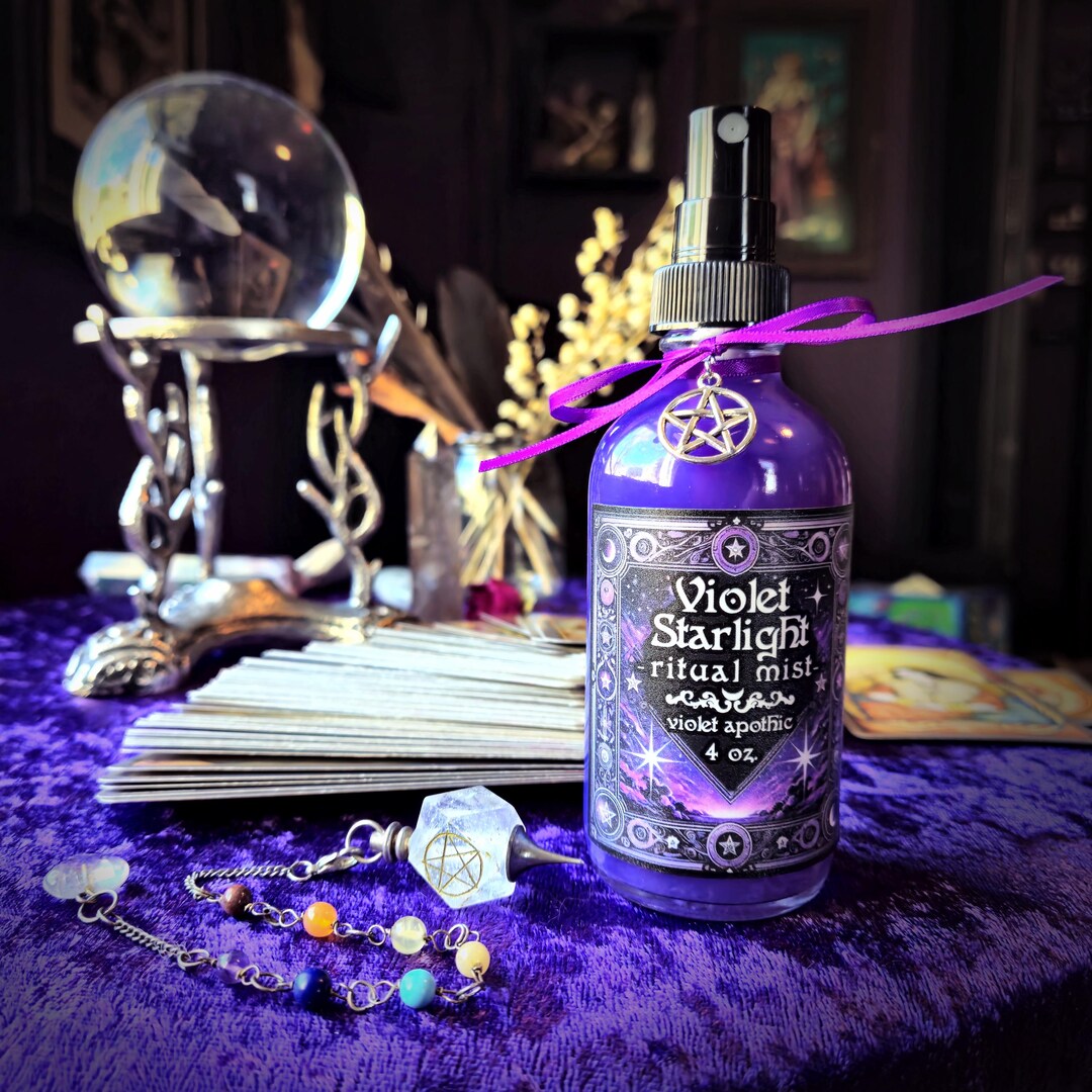 Violet Starlight Ritual Mist | Dream Spray for Sleep, Altar & Aura ...