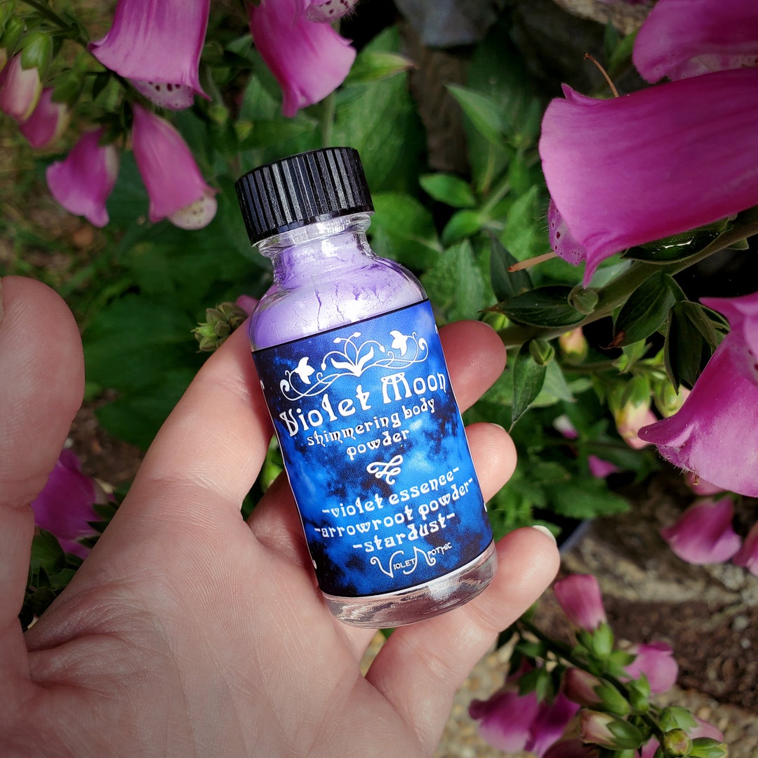 Violet Moon Shimmering Purple Body Powder Violet Stardust - Etsy