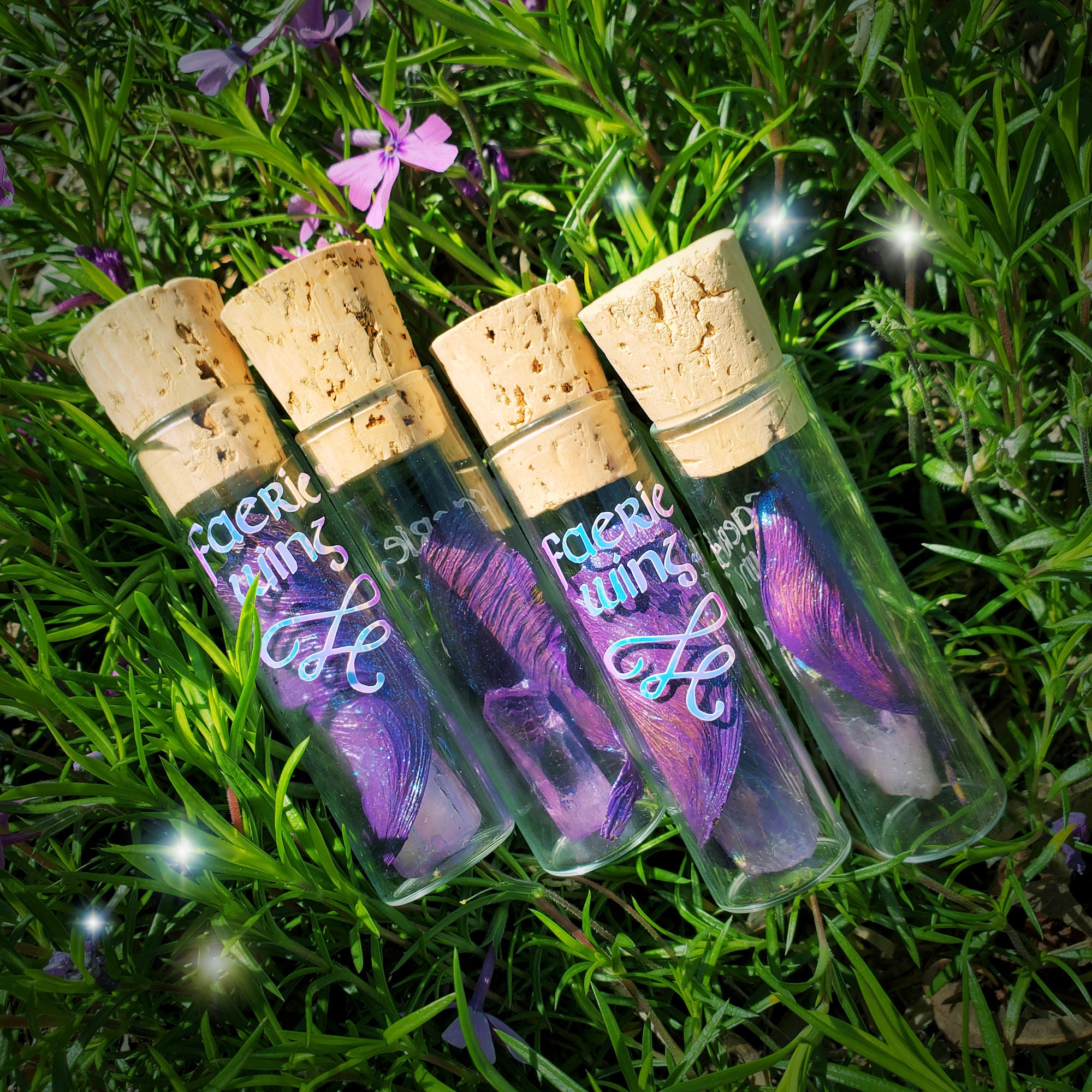 Fairy Wing Corked Vial Fantasy Curio Whimsical Aura - Etsy