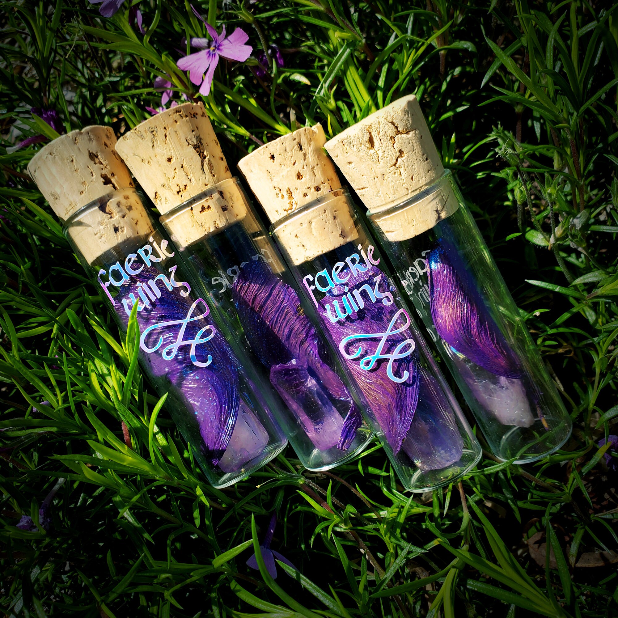 Fairy Wing Corked Vial Fantasy Curio Whimsical Aura - Etsy