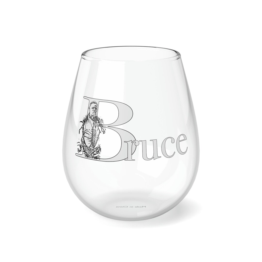 Bruce Springsteen Stemless Wine Glass, 11.75oz - Etsy