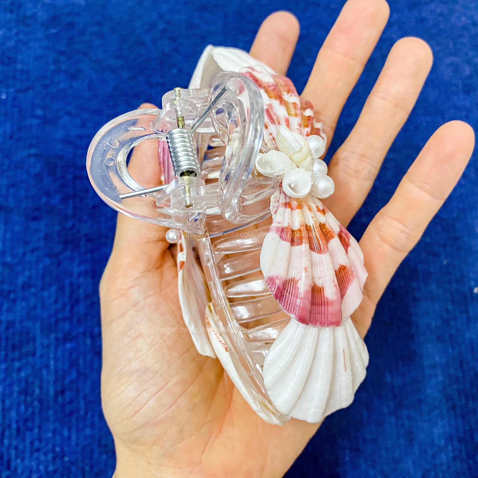 Hair Accessories for Beach Wedding 3 Styles Mermaid Core Seashell Hair ...