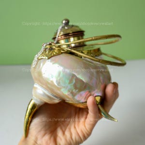 Mother of Pearl Teapots and Cups With Bronze Edges & Copper Coating Sea ...