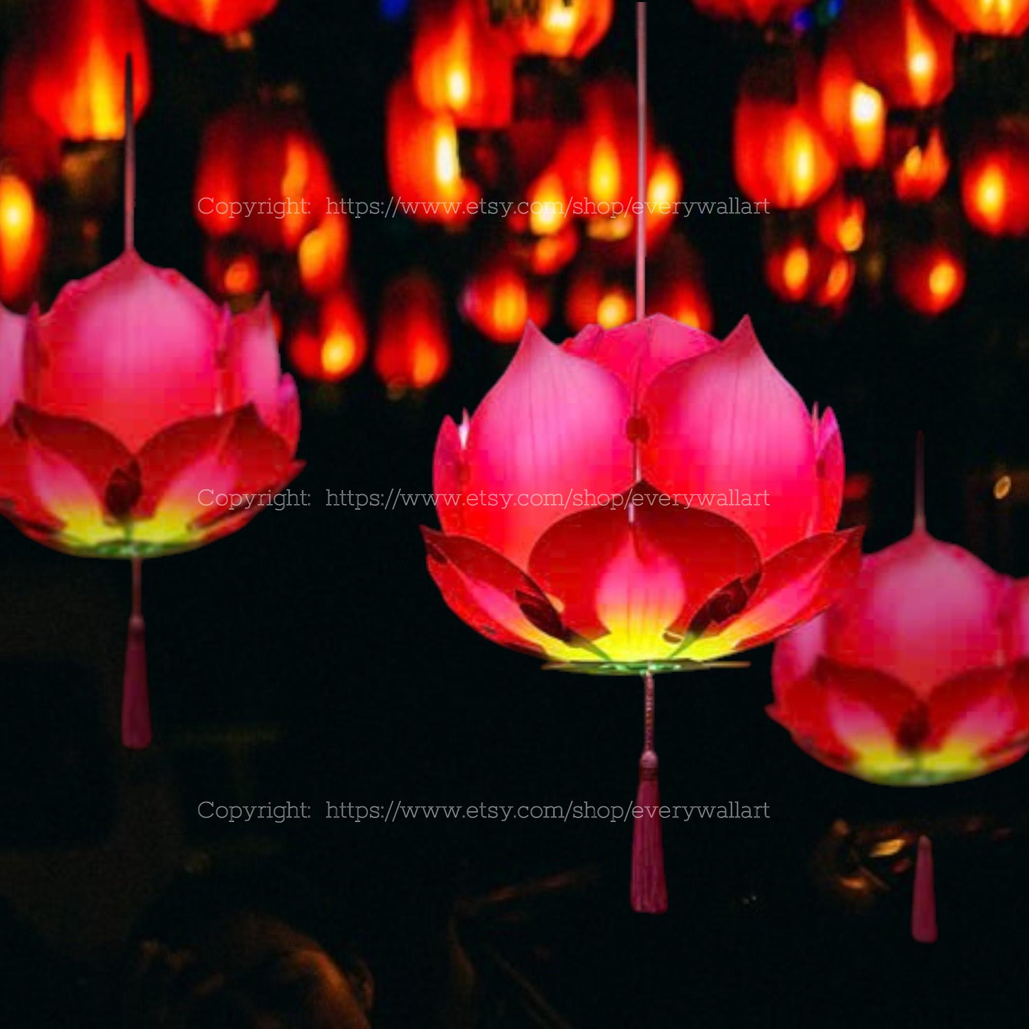 Lotus Lantern Etsy UK