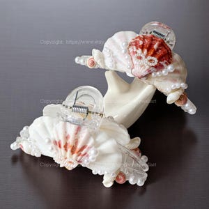 3 Styles Mermaid Core Seashell Hair Clips Hair Accessories for Beach ...