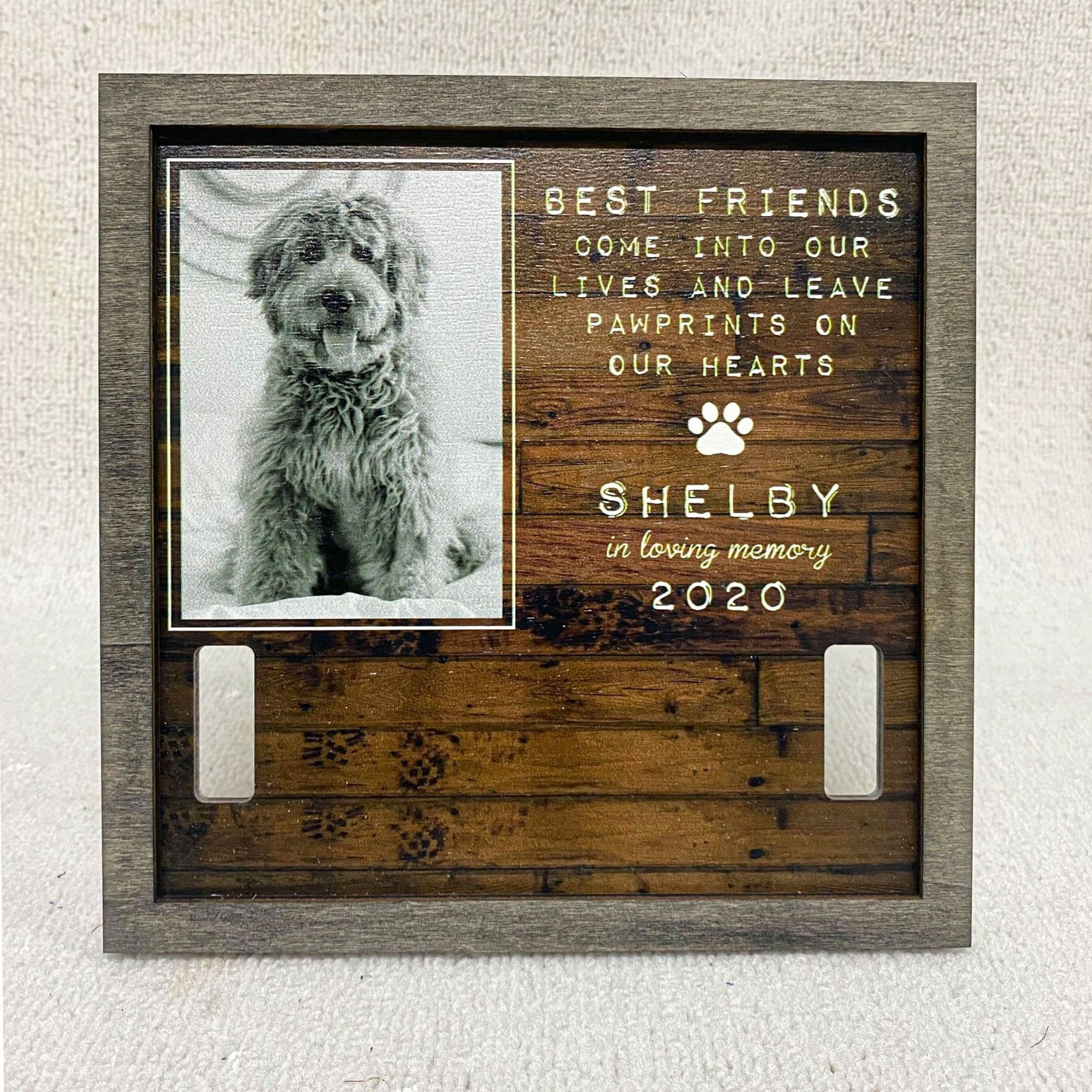 Memorial Pet Loss Frame Dog & Cat Puppy Memorial Wood Frame - Etsy