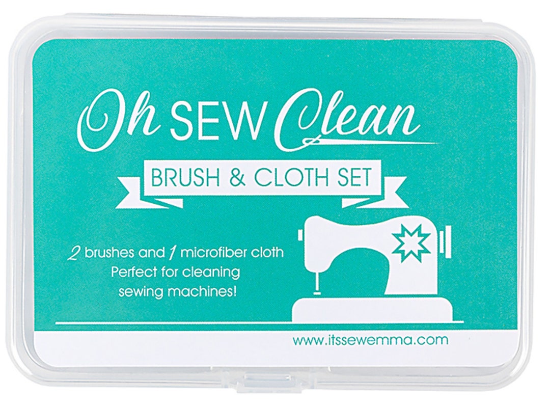 Oh Sew Clean Brush & Cloth Set - It's Sew Emma - Sewing Machine, Device ...
