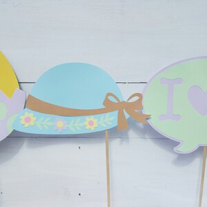 Easter Photo Booth Props - Easter Party - Easter Egg Hunt - Photo Booth ...