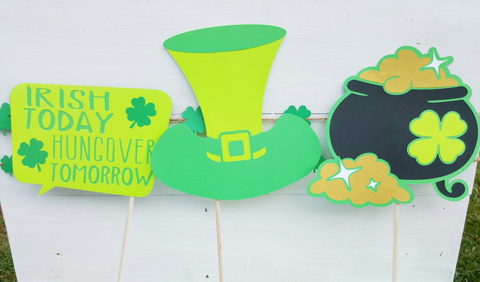 St. Patrick's Day Photo Booth Props St. Patrick's - Etsy