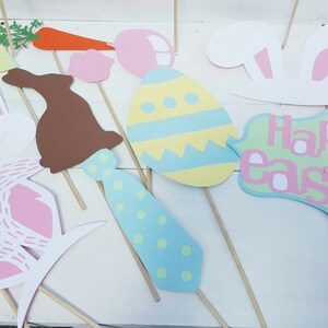 Easter Photo Booth Props - Easter Party - Easter Egg Hunt - Photo Booth ...