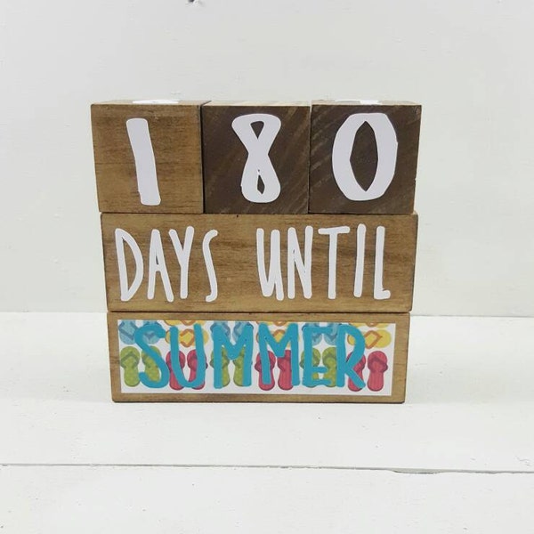Countdown Blocks - Etsy