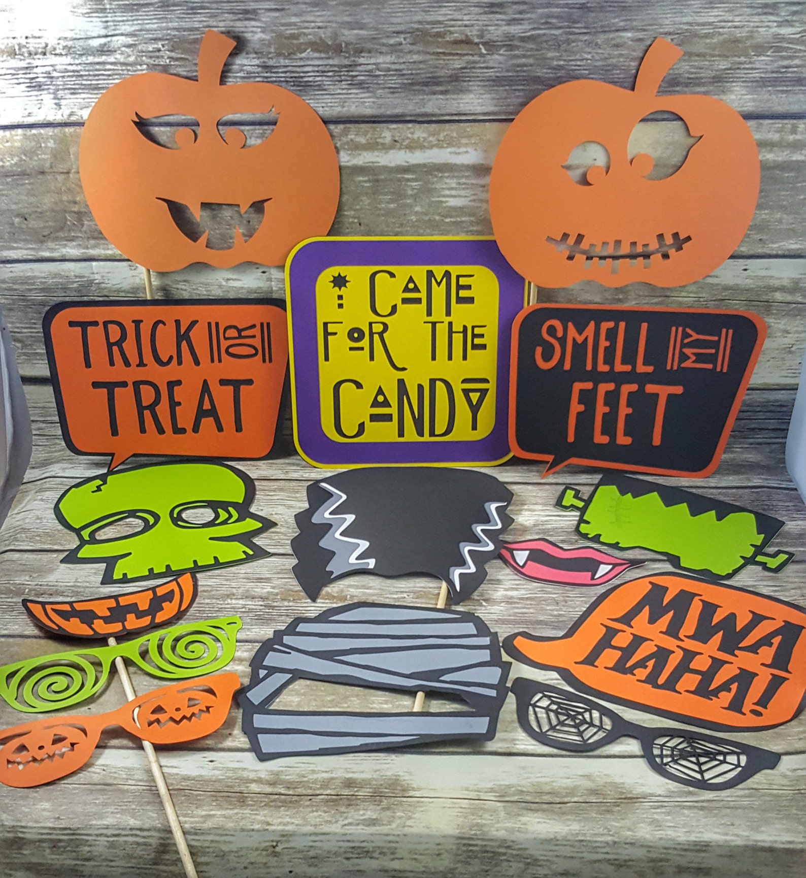 Halloween Photo Booth Props Halloween Decorations - Etsy