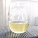 White Elephant Wine Glass Stemless Wine Glass White Elephant Gift ...