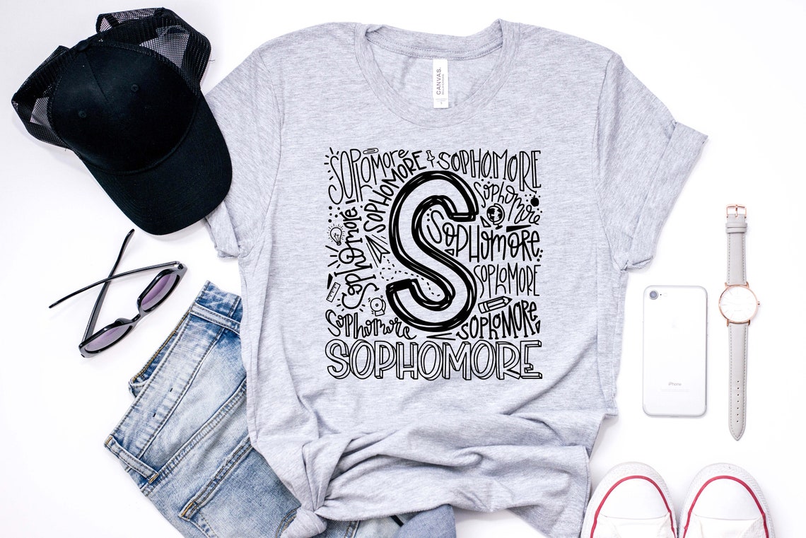 Sophomore Shirt - Sophomore Tee - Class of 2027 - High School - Back to ...