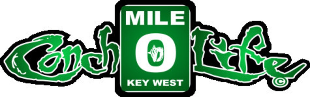 Conch Life Mile Marker 0 Decal - Key West Fan Gift (5x14in) - Etsy