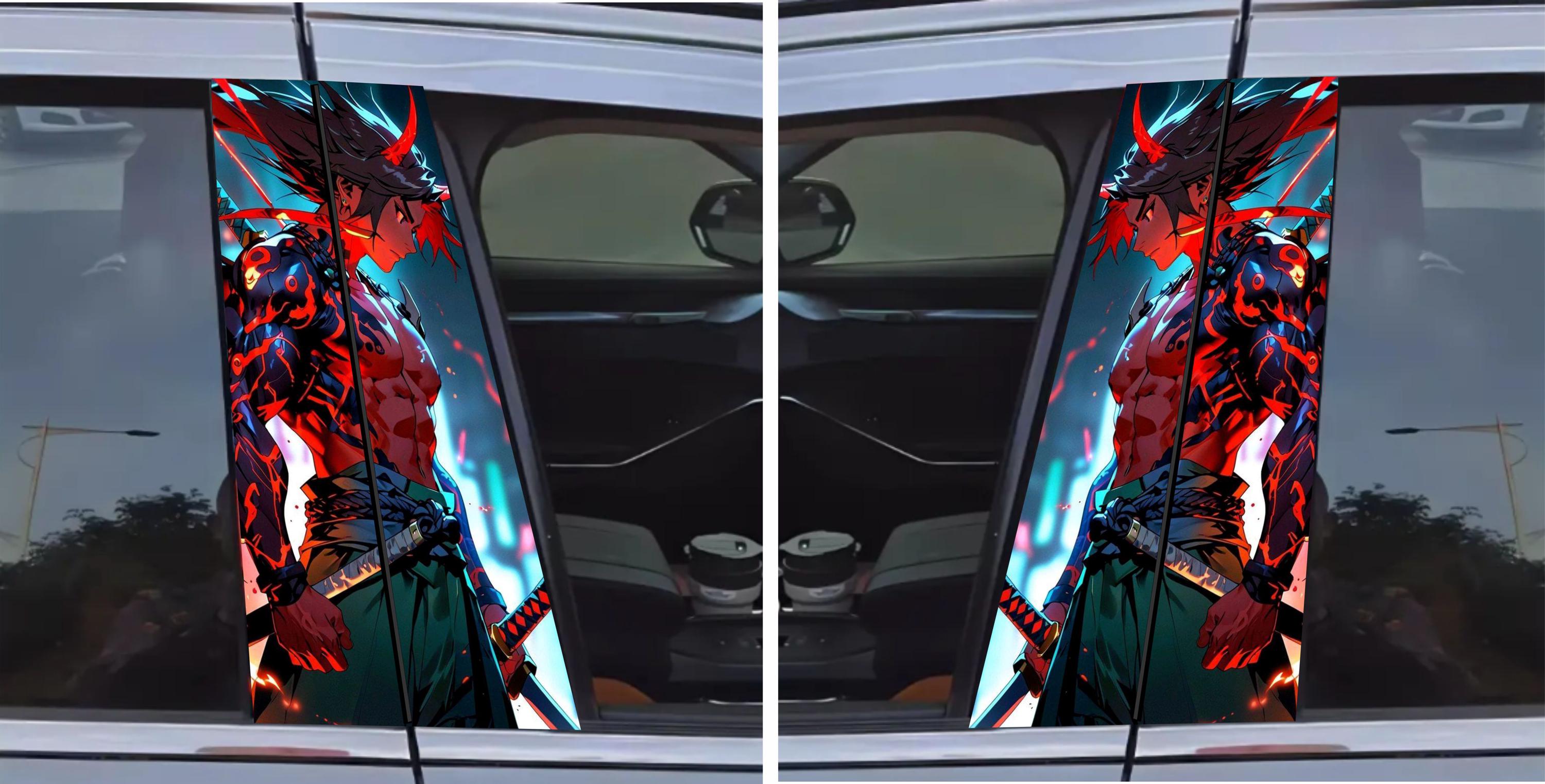 Car Doors Livery Pillar Decal Sticker Wrap - ANY IMAGE - High Quality ...