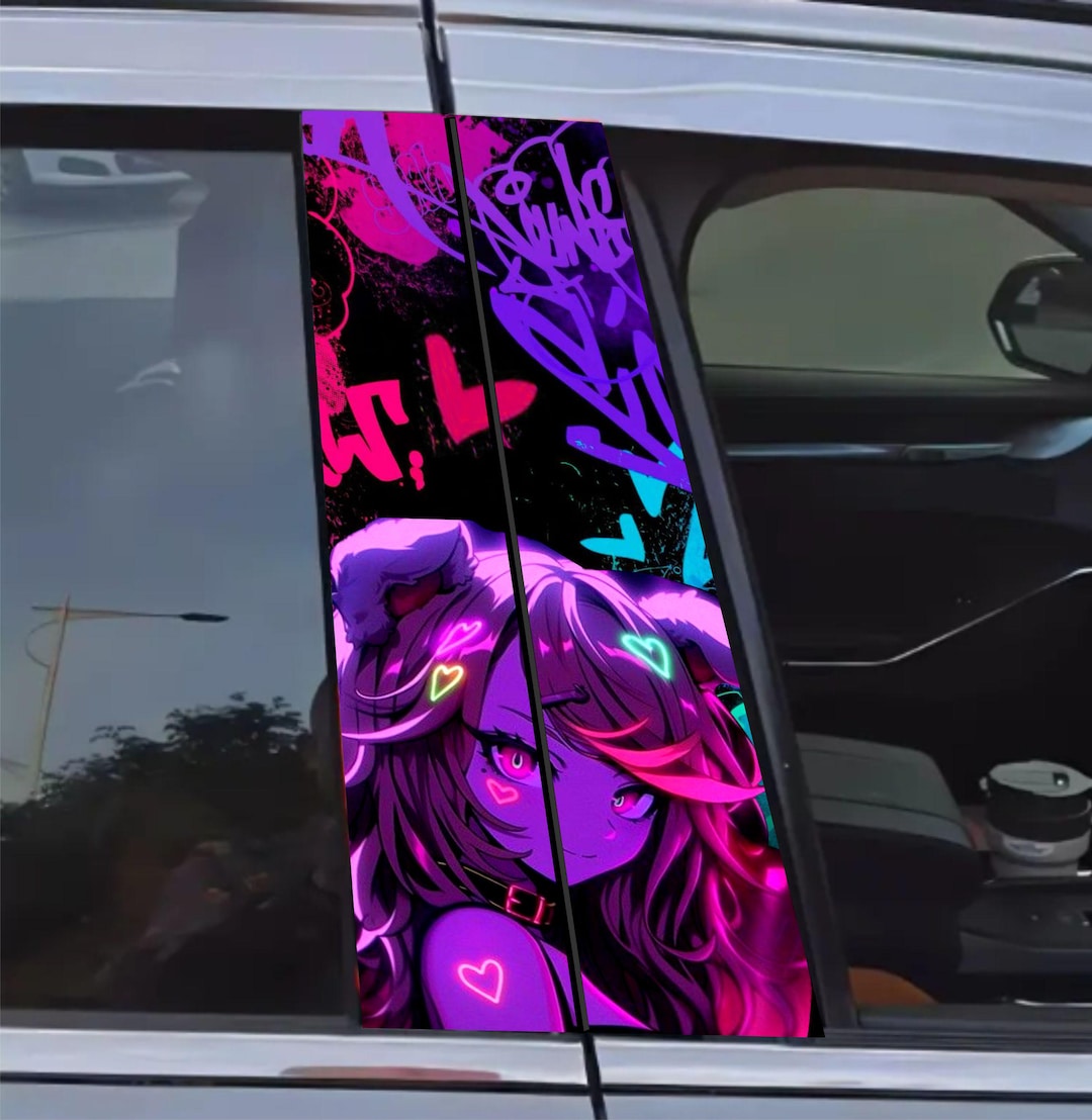 Car Doors Livery Pillar Decal Sticker Wrap - ANY IMAGE - High Quality ...