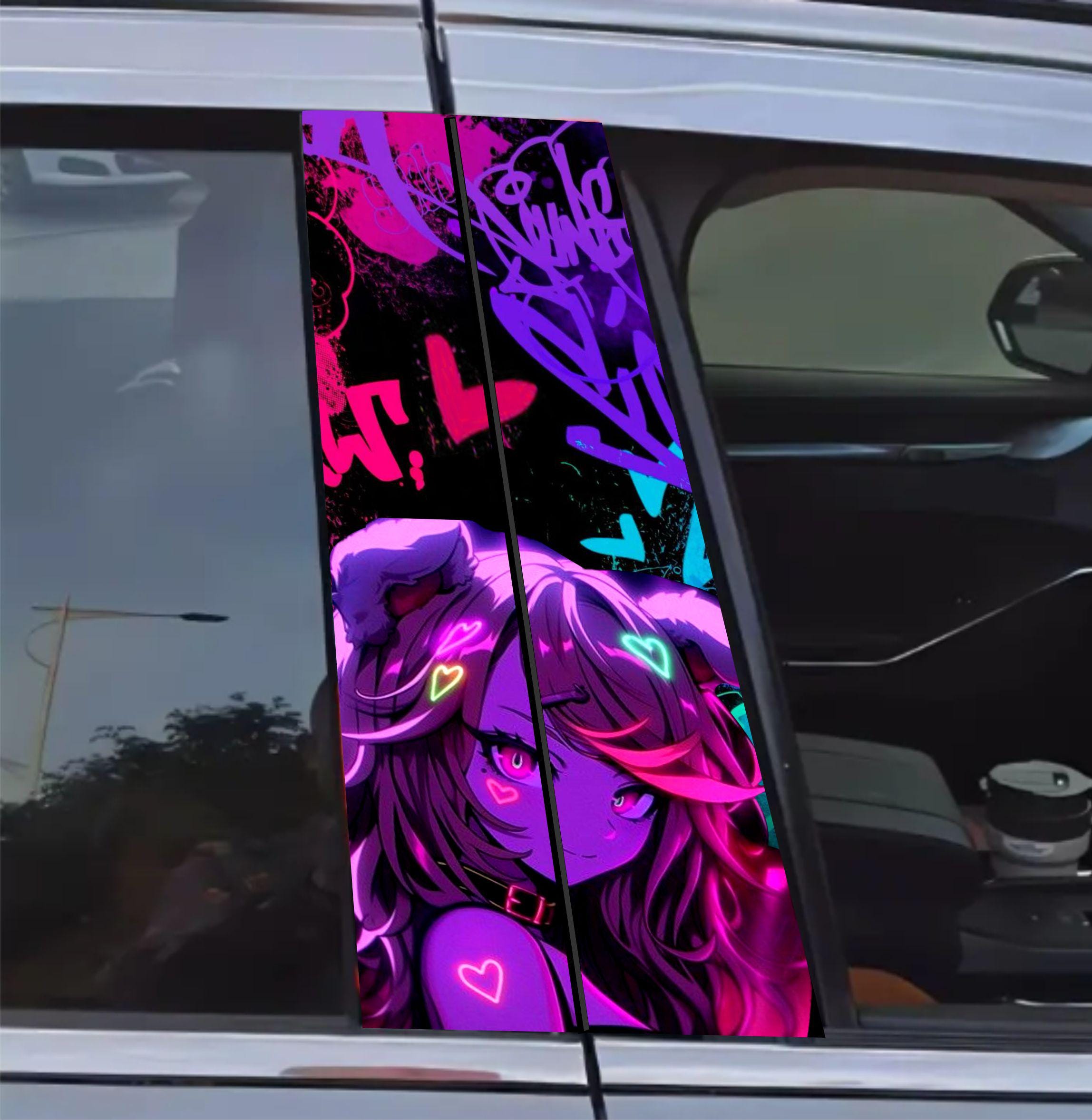 Car Doors Livery Pillar Decal Sticker Wrap - ANY IMAGE - High Quality ...