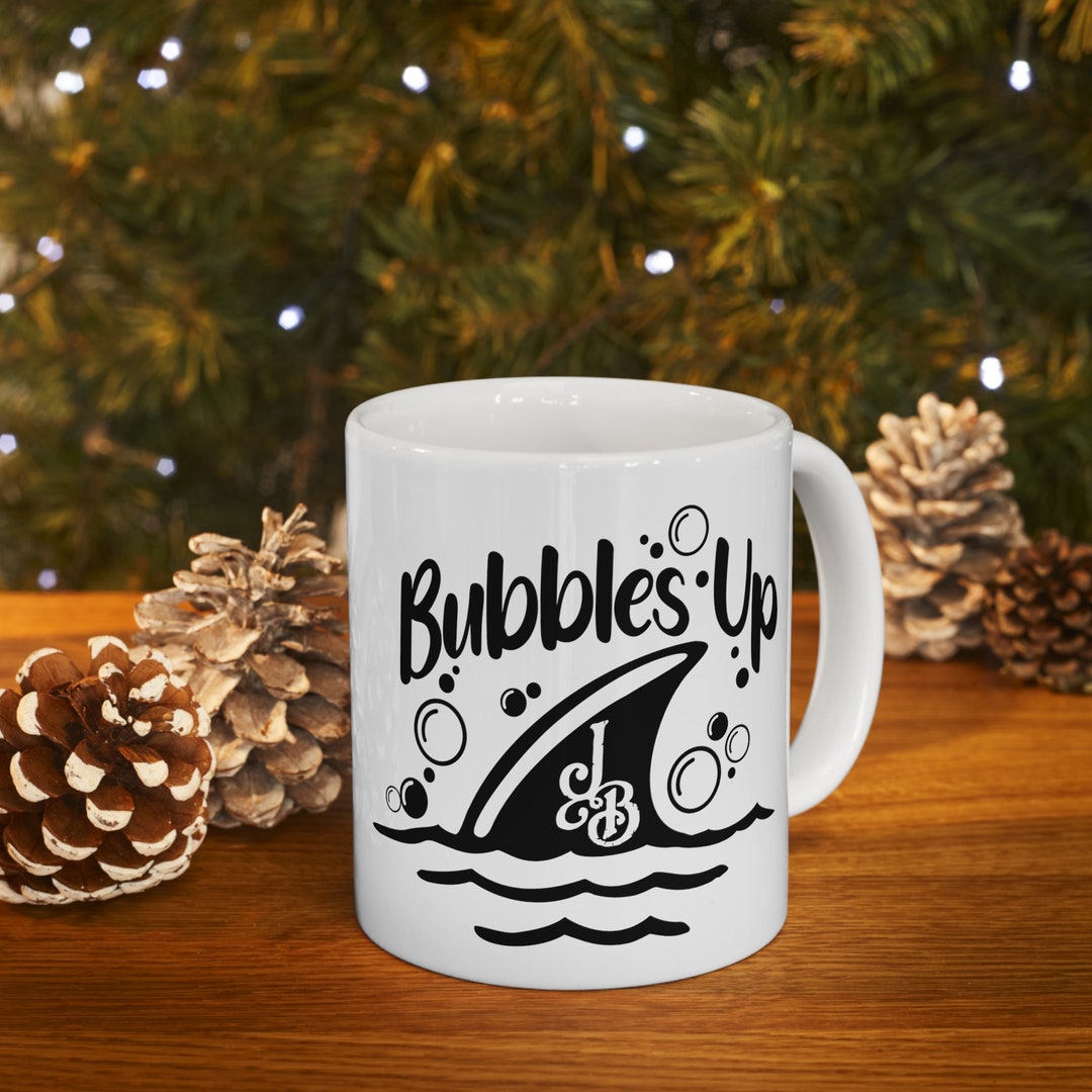 Jimmy Buffet-inspired Design Fins UP Bubbles UP Coffee Mug - Etsy