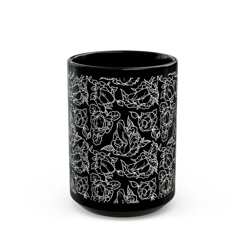Funny Adult Humor Floral Penis Mug, Naughty Gift, Inappropriate Tea Cup ...