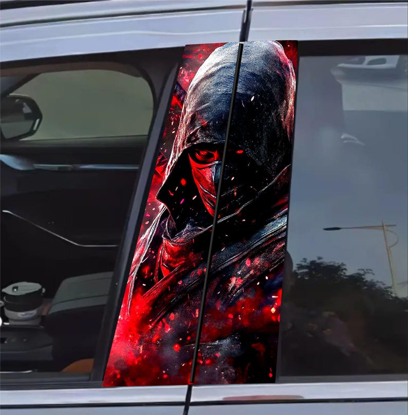 Car Doors Livery Pillar Decal Sticker Wrap - ANY IMAGE - High Quality ...
