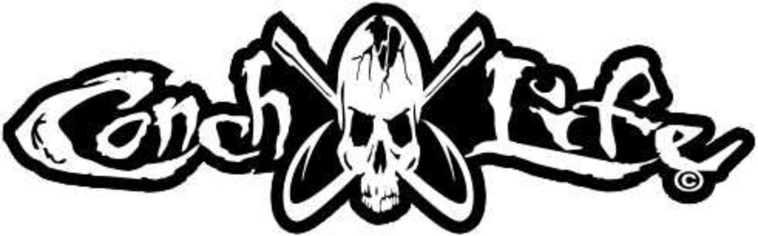 Conch Life Skull Hook Decal Gift for Key West Fan, Gift for Conch, Gift ...