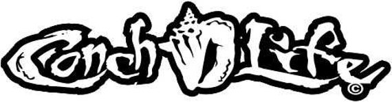 Conch Life Sea Shell Decal Gift for Key West Fan Gift for | Etsy