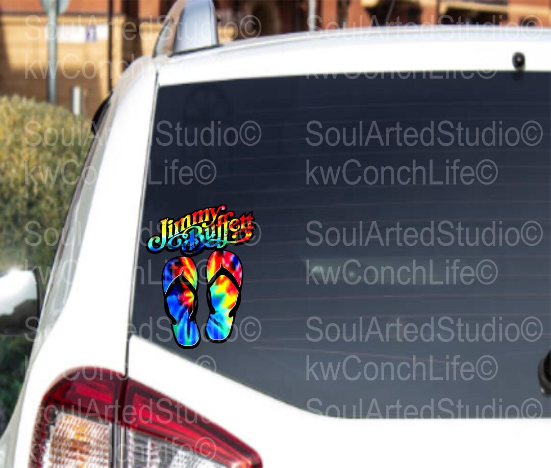 Jimmy Buffet Margaritaville. Fins Up, Bubbles up Decal, Parrot Head Key ...